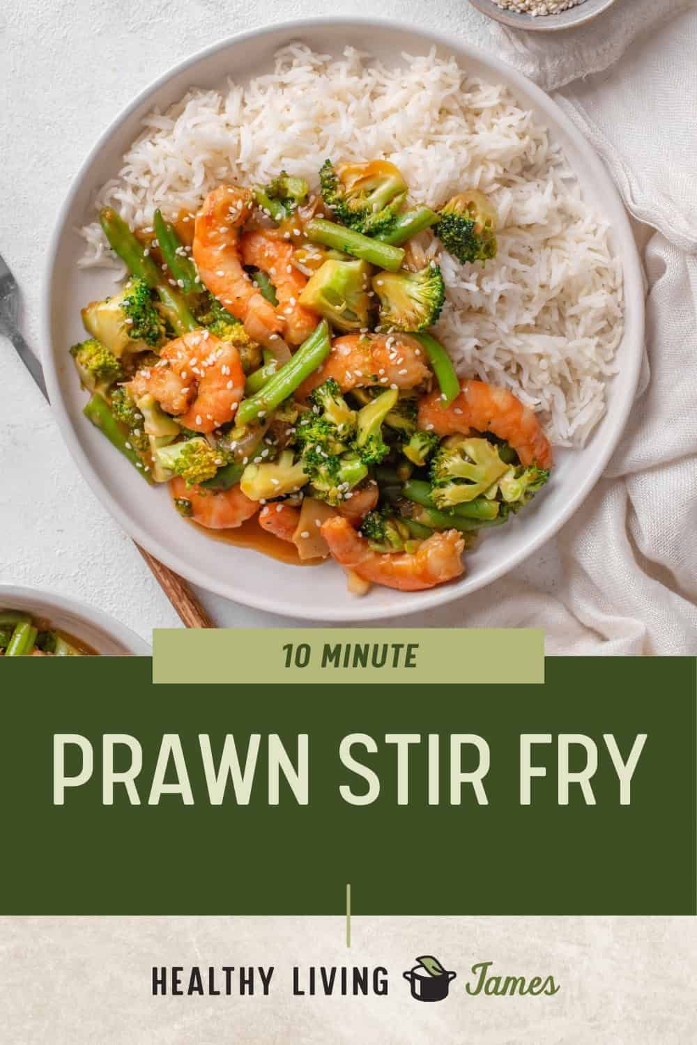 Easy Prawn Stir Fry (in 10 minutes!) - Healthy Living James