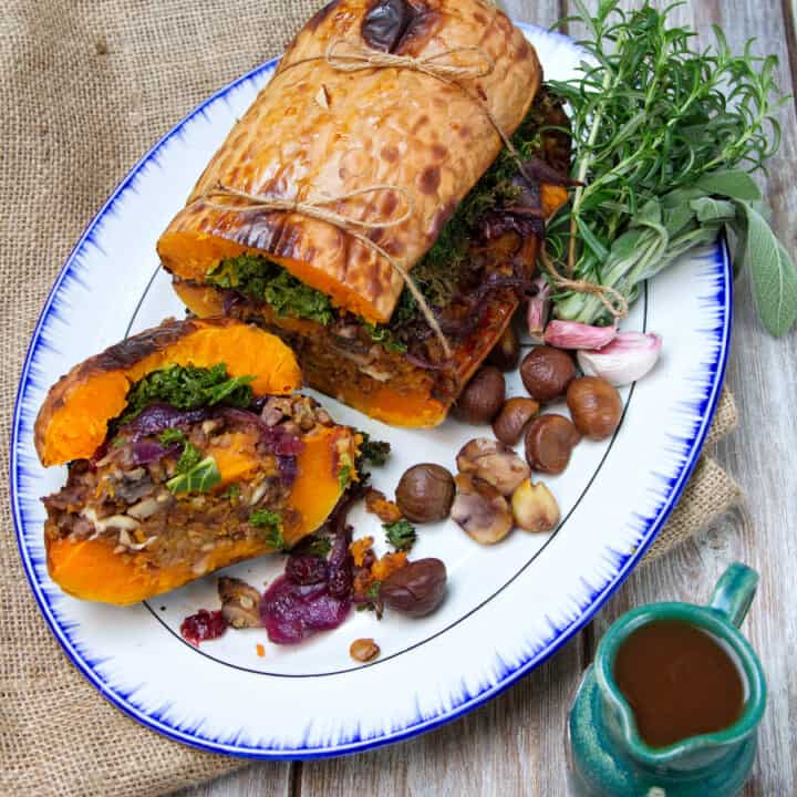 Christmas Stuffed Squash - Healthy Living James