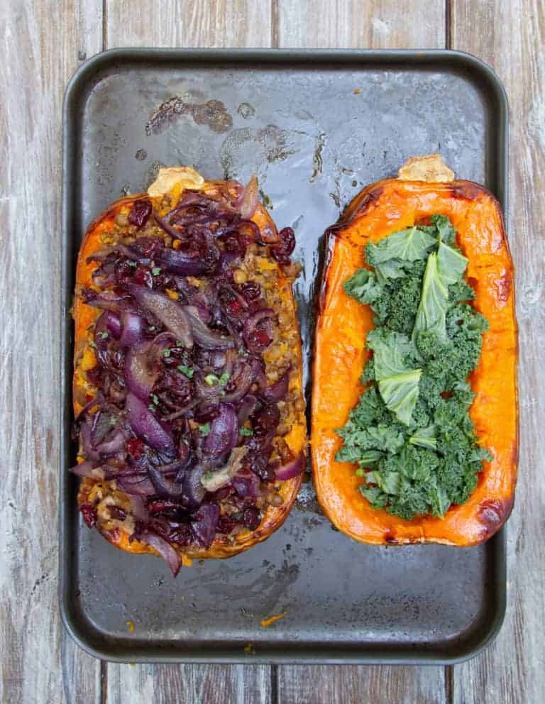Christmas Stuffed Squash - Healthy Living James