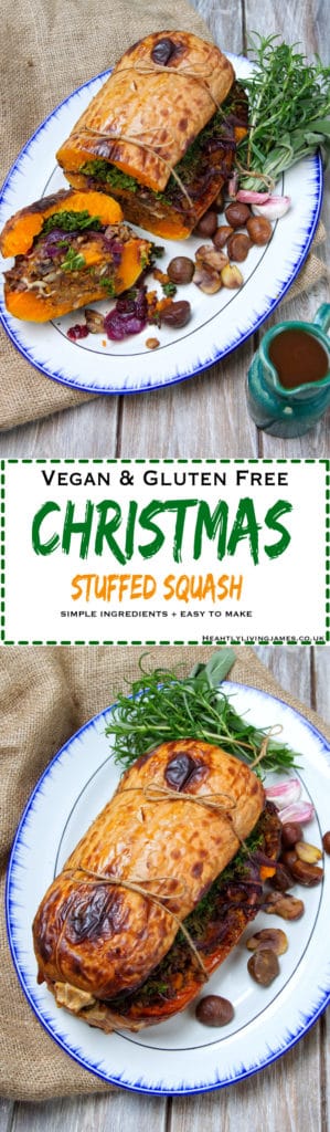 Christmas Stuffed Squash - Healthy Living James