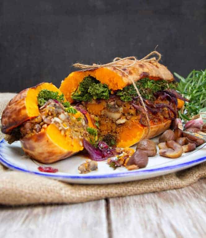 Christmas Stuffed Squash - Healthy Living James