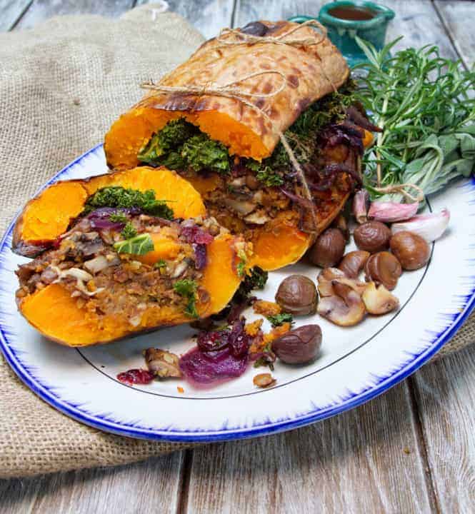 Christmas Stuffed Squash - Healthy Living James