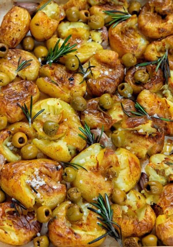 Olive Smashed Potatoes - Healthy Living James 5 ingredients gluten free ...