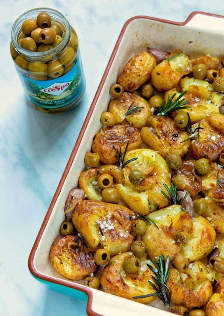 Olive Smashed Potatoes - Healthy Living James 5 ingredients gluten free ...