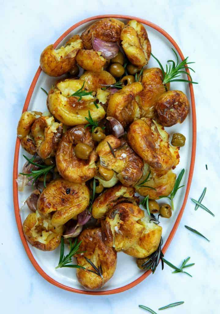 Olive Smashed Potatoes - Healthy Living James 5 ingredients gluten free ...