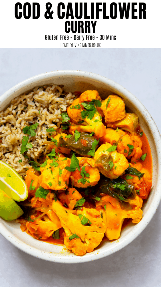 Easy Cod Curry - Healthy Living James
