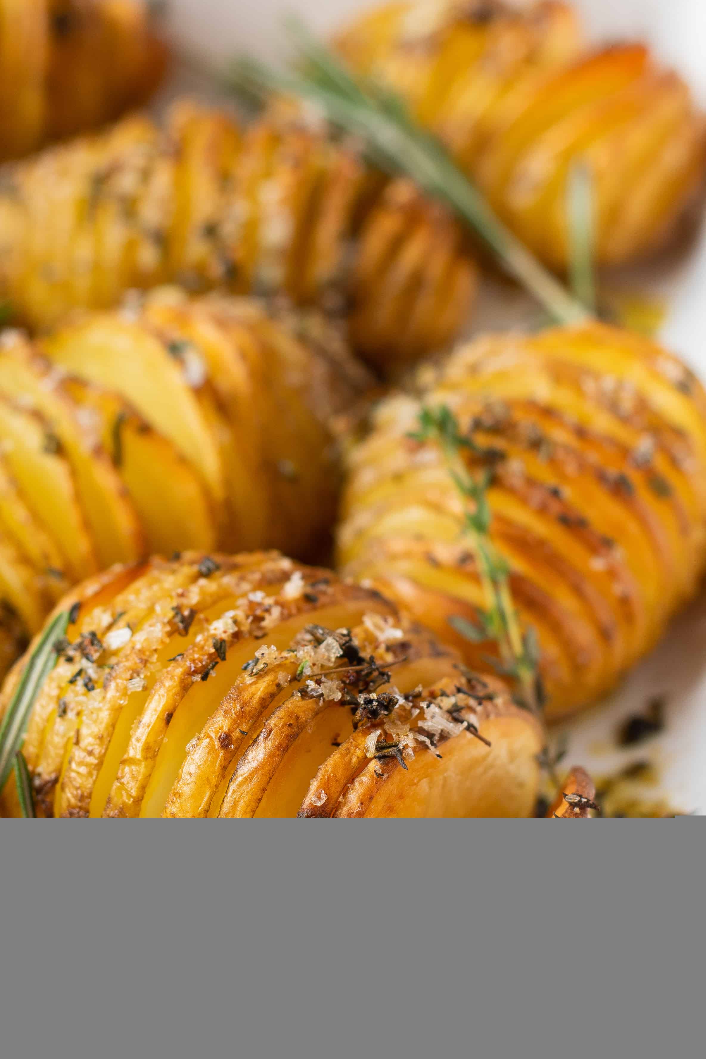 Crispy Hasselback Potatoes (with garlic salt) - Healthy Living James