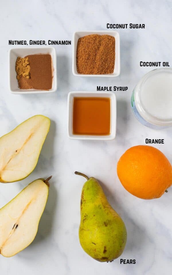 Easiest Baked Pears - Healthy Living James