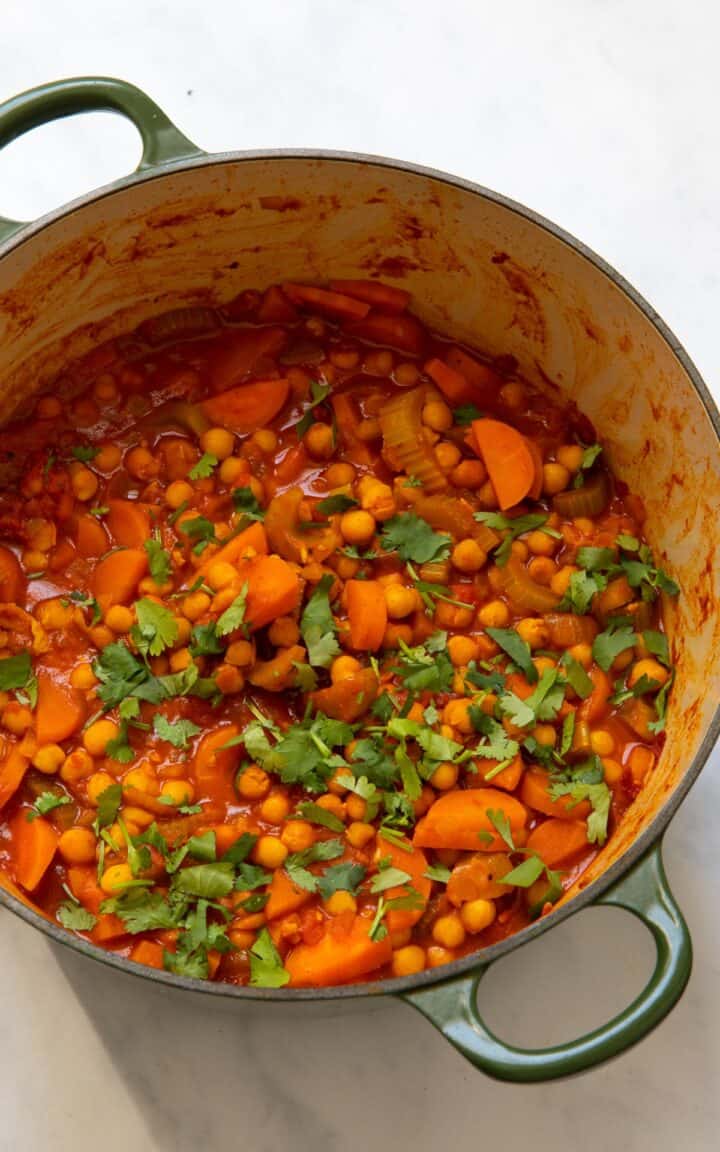 15 Minute Chickpea Stew - Healthy Living James