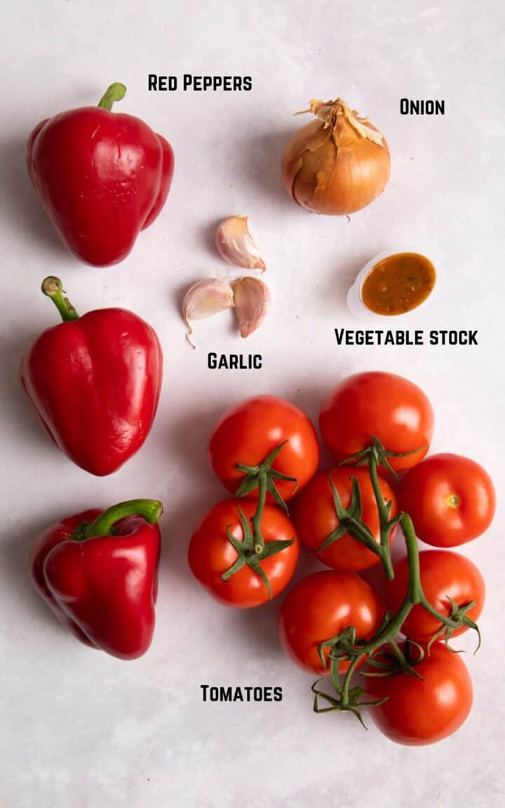 Easy Red Pepper and Tomato Soup - Healthy Living James