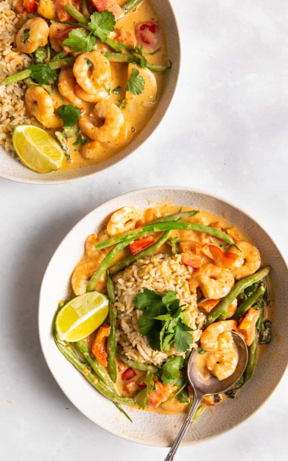 The Best Thai Red Prawn Curry - Healthy Living James