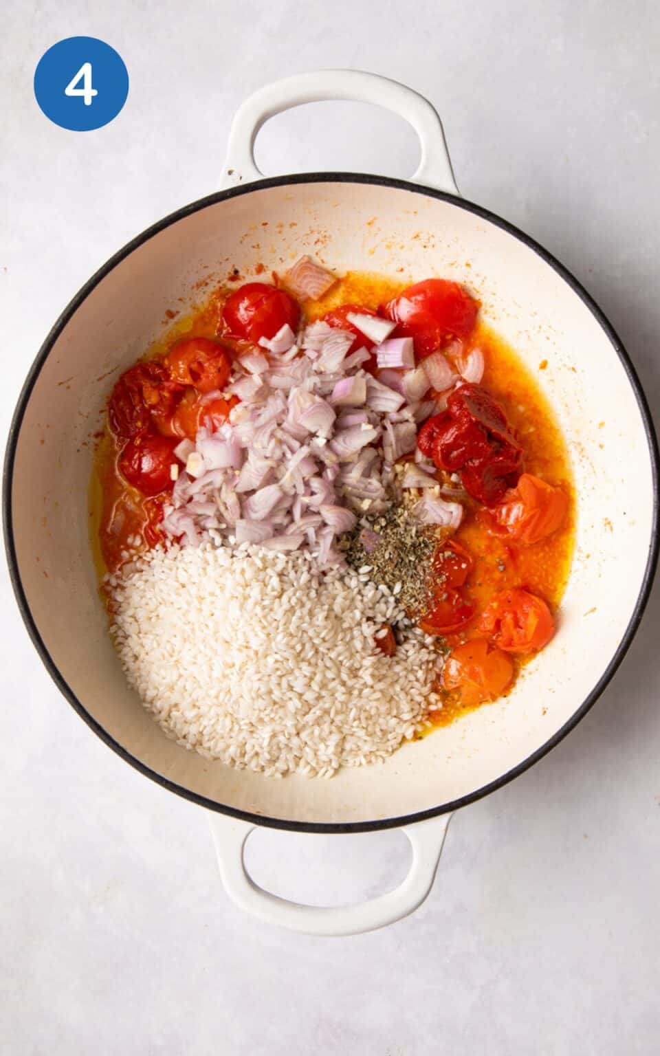 Easy One Pot Tomato Risotto - Healthy Living James