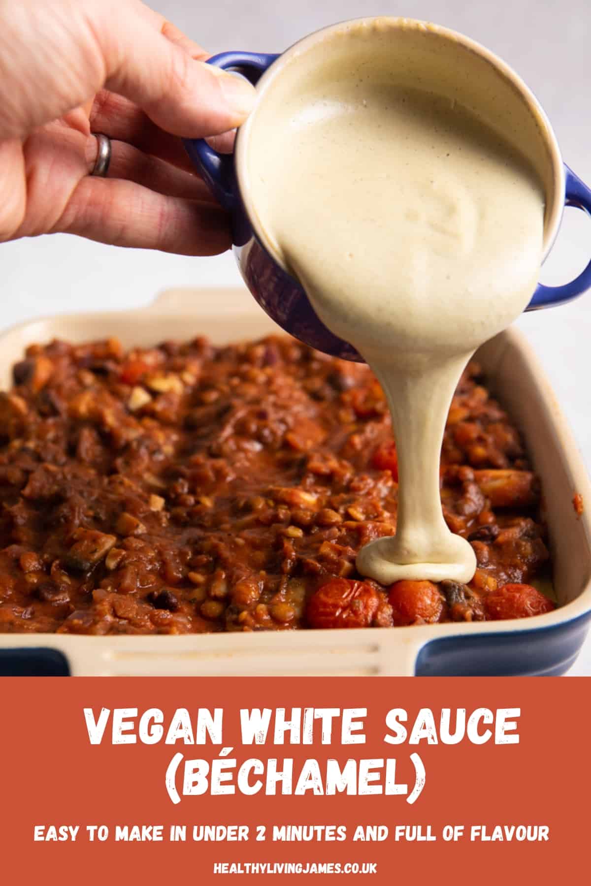 Vegan White Sauce (Bechamel) - Healthy Living James