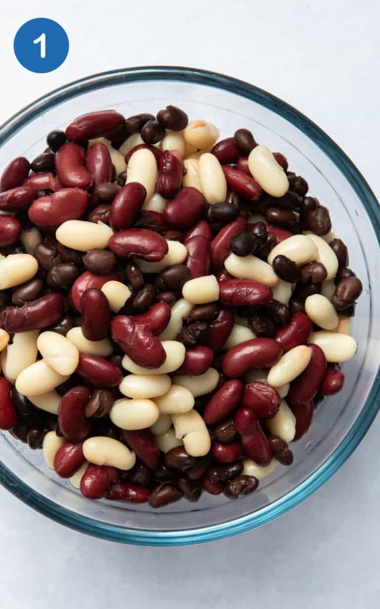 Easy Three Bean Salad (in 10 minutes) - Healthy Living James