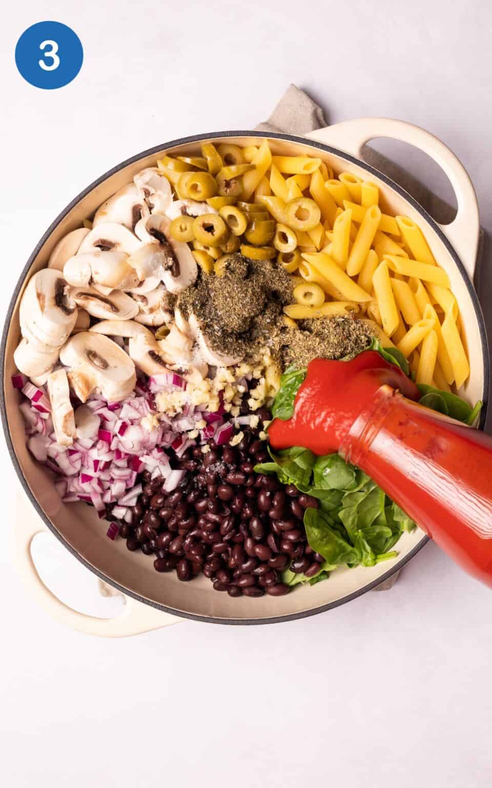 One-Pot Vegan Pasta Bake - Healthy Living James