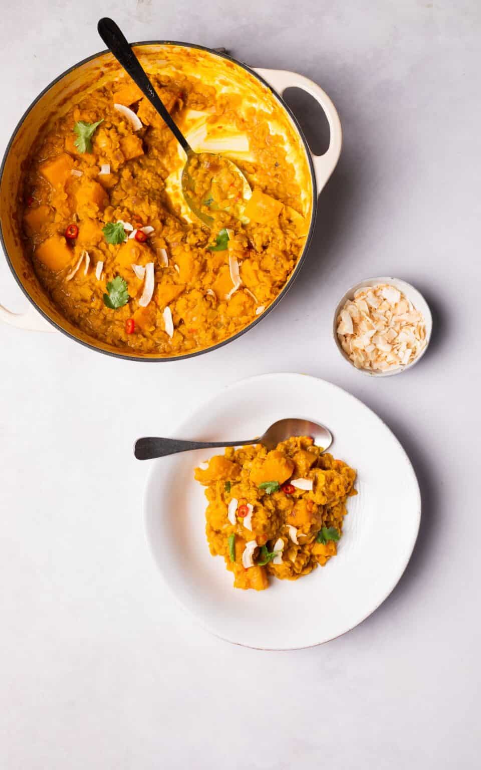 Easy Coconut Dhal (£1pp) - Healthy Living James