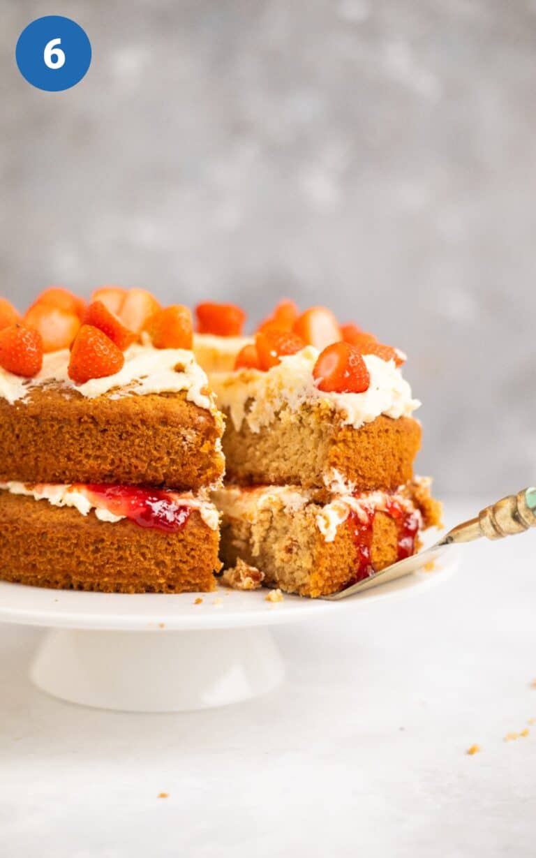 Gluten Free Victoria Sponge (Vegan) - Healthy Living James