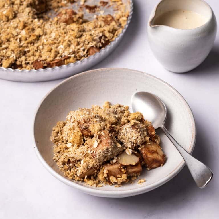 Quick Oat Crumble Topping (gluten-free) - Healthy Living James