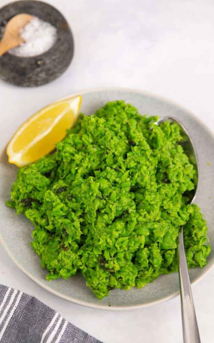 Quick Mashed Peas (5 minutes) - Healthy Living James