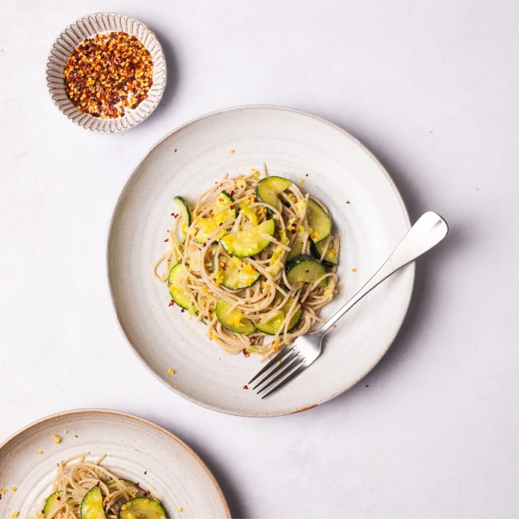 Easy Courgette Pasta (5 ingredients) - Healthy Living James