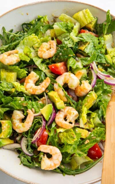 Easy Prawn Salad (in 10 minutes) - Healthy Living James
