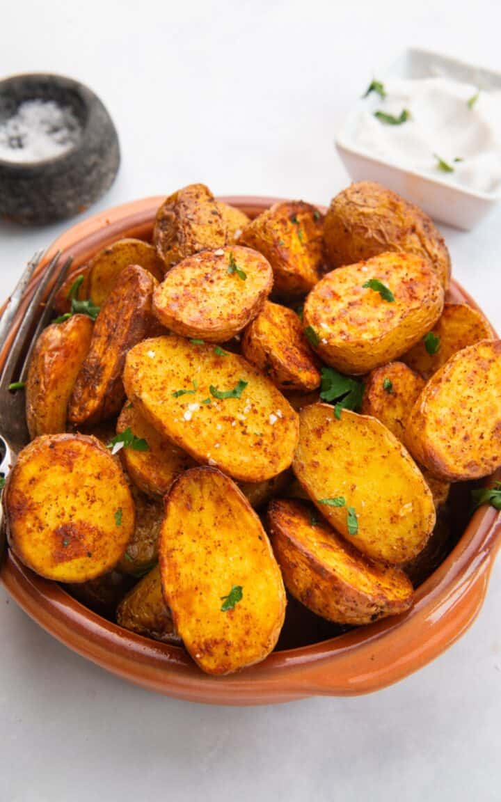 Quick Air Fryer Baby Potatoes (15 minutes!) - Healthy Living James