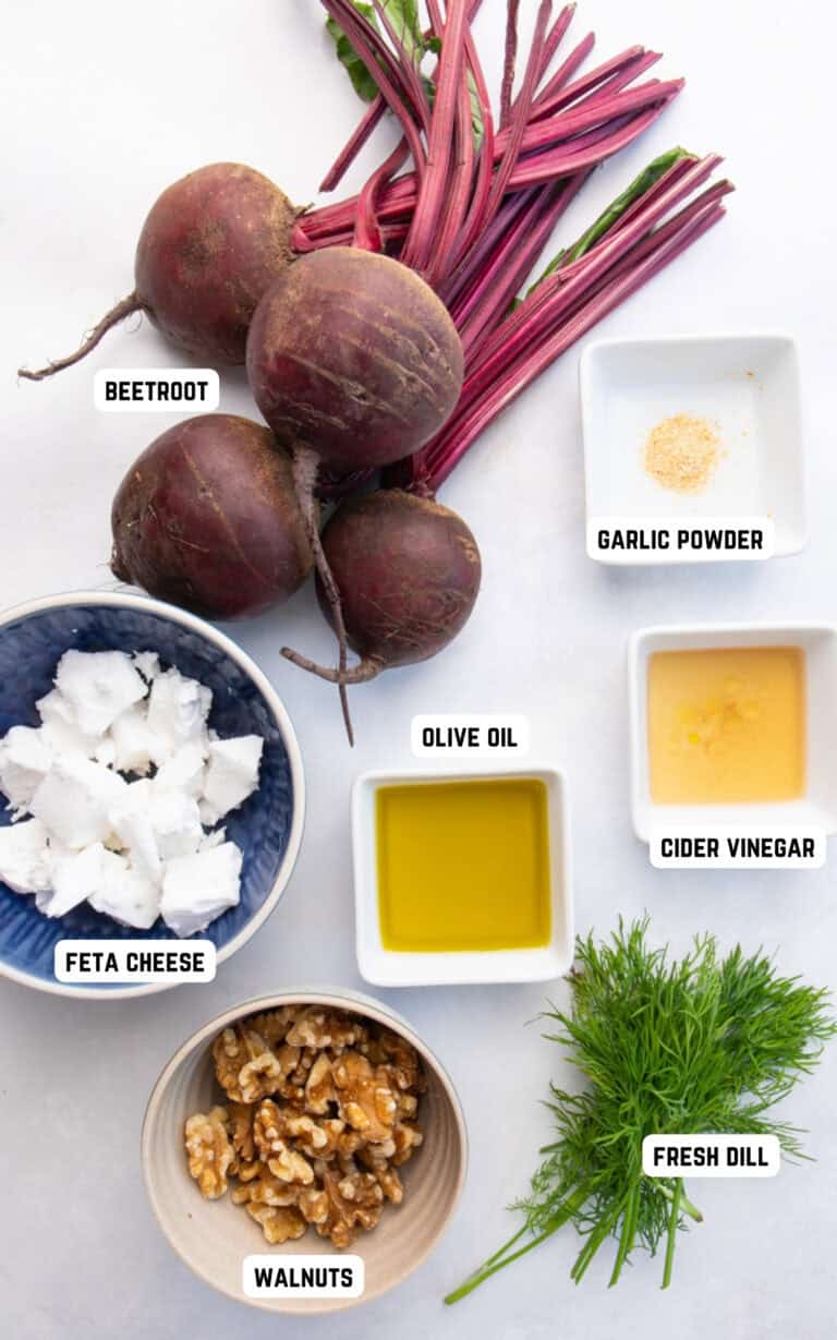 Easy Beetroot Salad (with a dill dressing!) - Healthy Living James