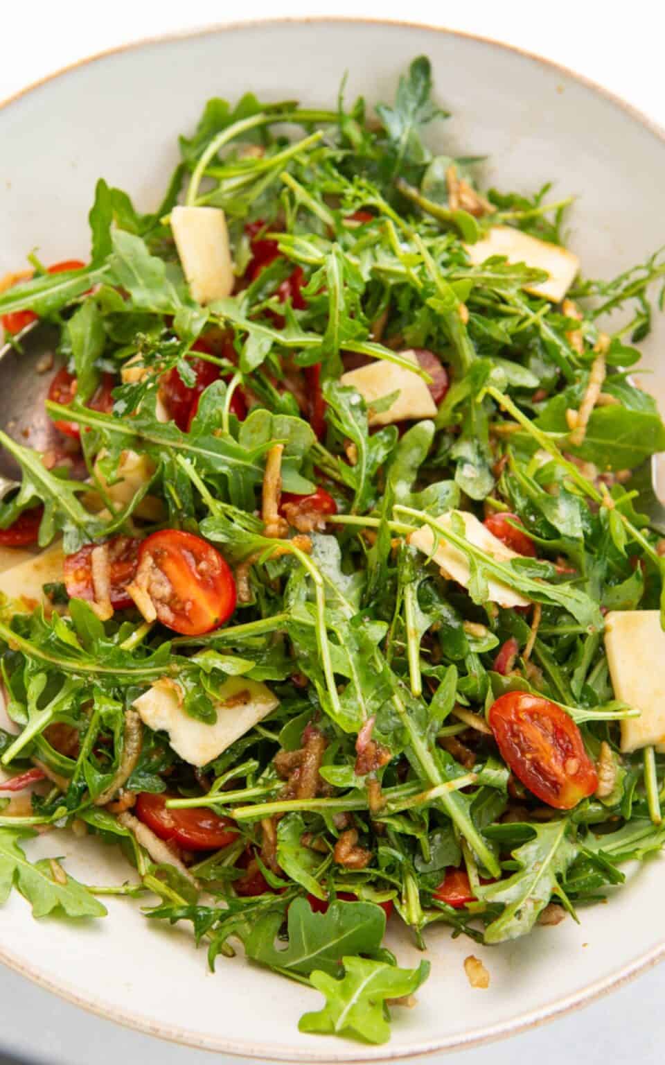 Easy Rocket Salad (in 5 minutes!) - Healthy Living James