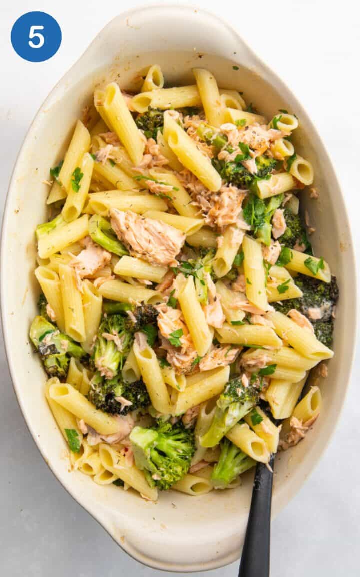 Easy Salmon and Broccoli Pasta - Healthy Living James