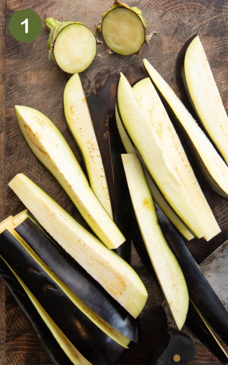 Air Fryer Aubergine (under 10 minutes!) - Healthy Living James