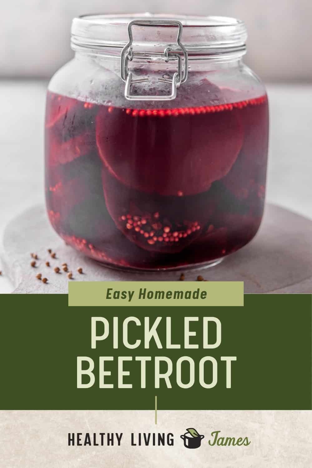 Easy Pickled Beetroot (minimal effort!) - Healthy Living James