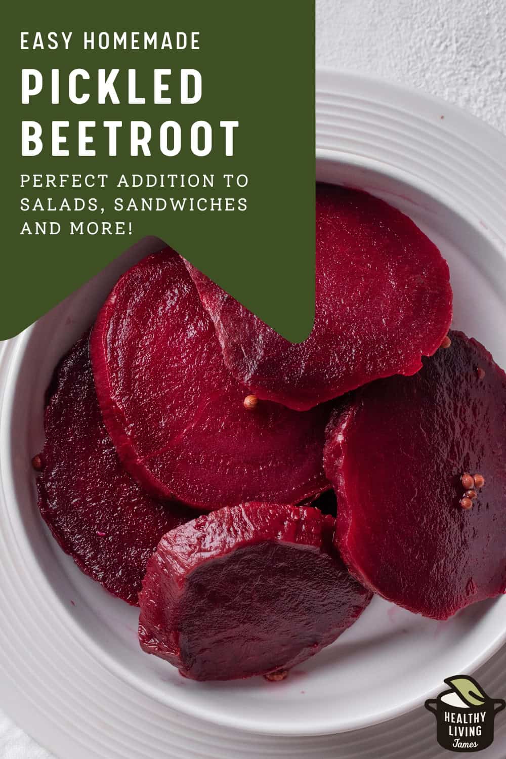 Easy Pickled Beetroot (minimal effort!) - Healthy Living James
