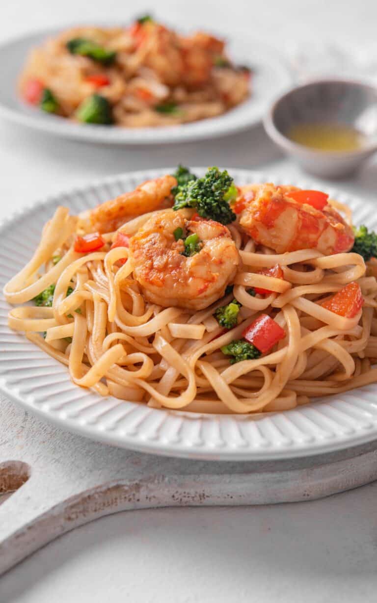 Easy Prawn Noodles (in 15 minutes!) - Healthy Living James