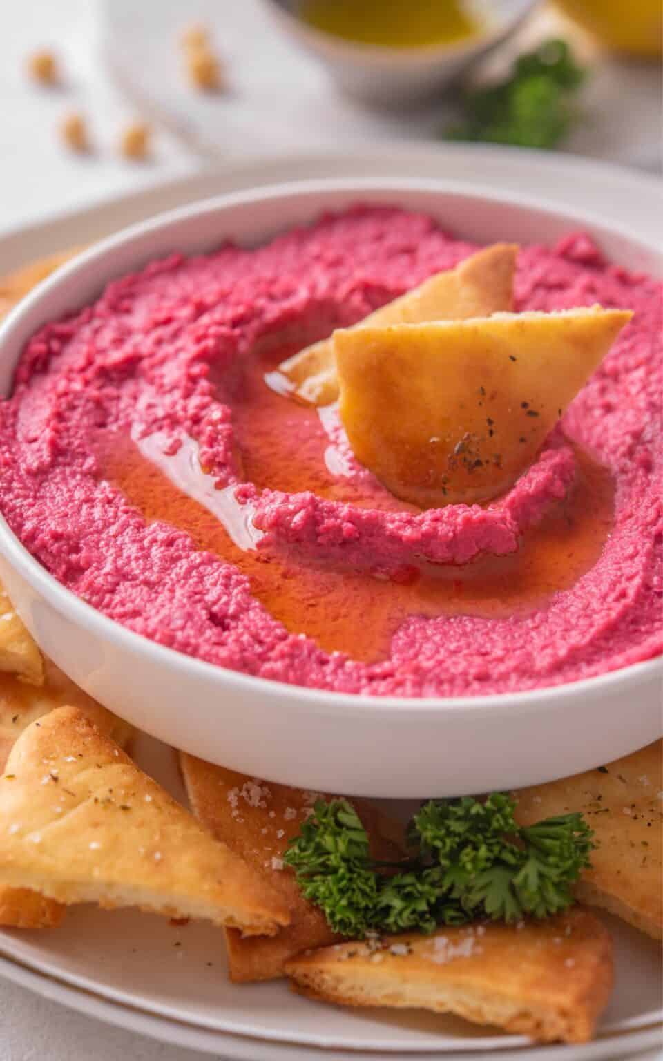 Easy Roasted Beetroot Hummus - Healthy Living James