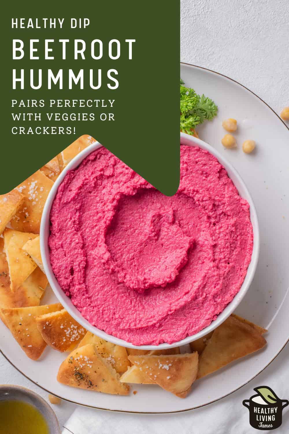 Easy Roasted Beetroot Hummus - Healthy Living James
