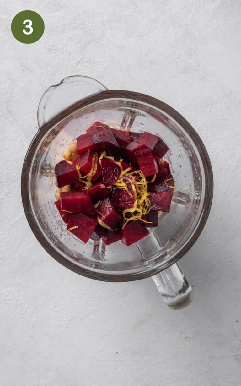 Easy Roasted Beetroot Hummus - Healthy Living James