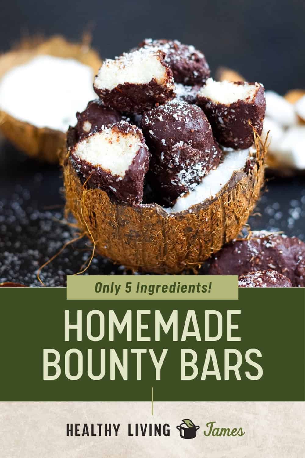 Homemade Bounty Bars - Healthy Living James