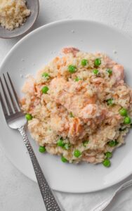 Easy Salmon Risotto - Healthy Living James
