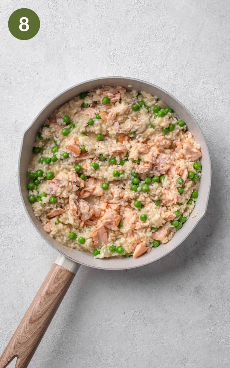 Easy Salmon Risotto - Healthy Living James