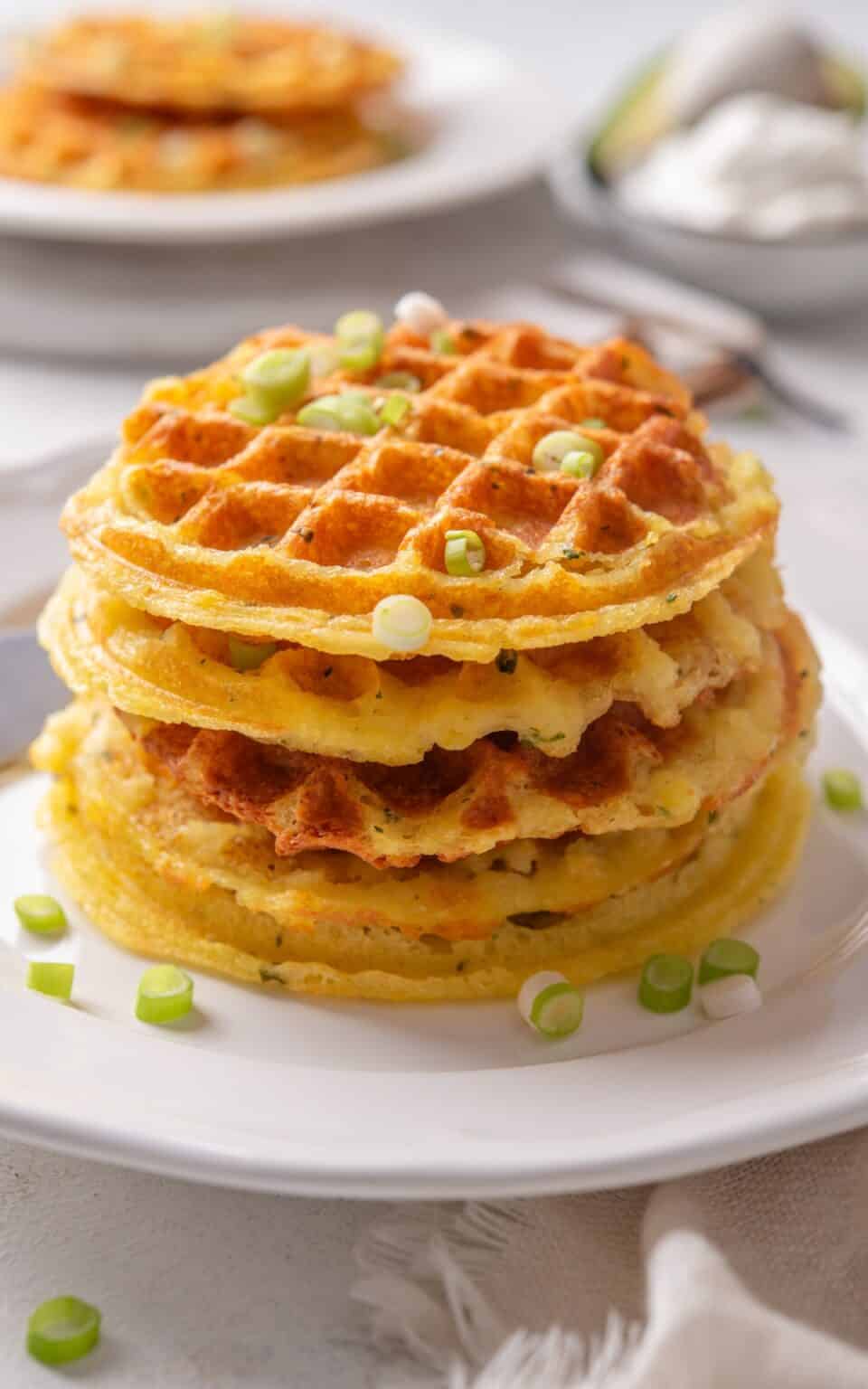 Easy Potato Waffles (quick and crispy!) - Healthy Living James