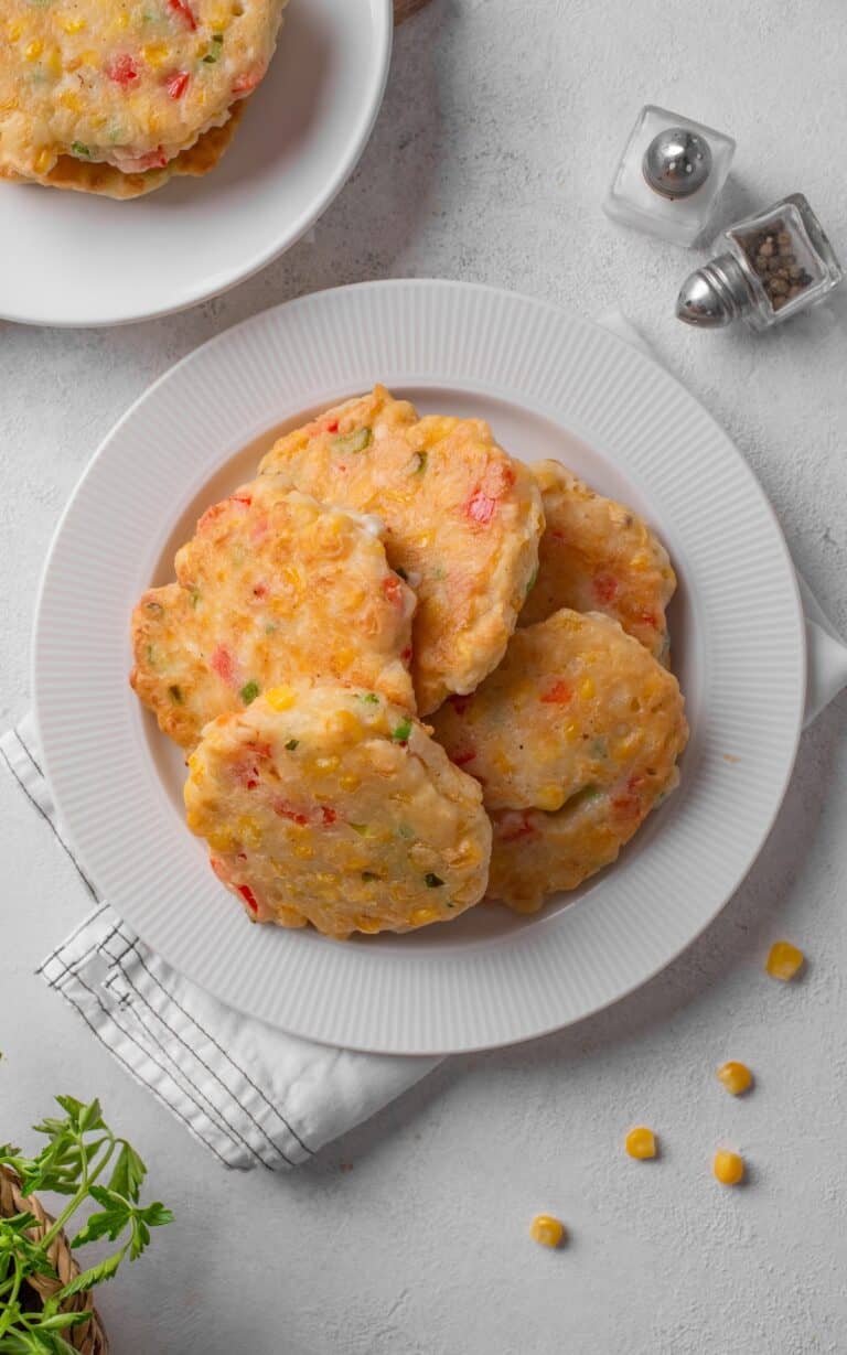 Easy Sweetcorn Fritters - Healthy Living James