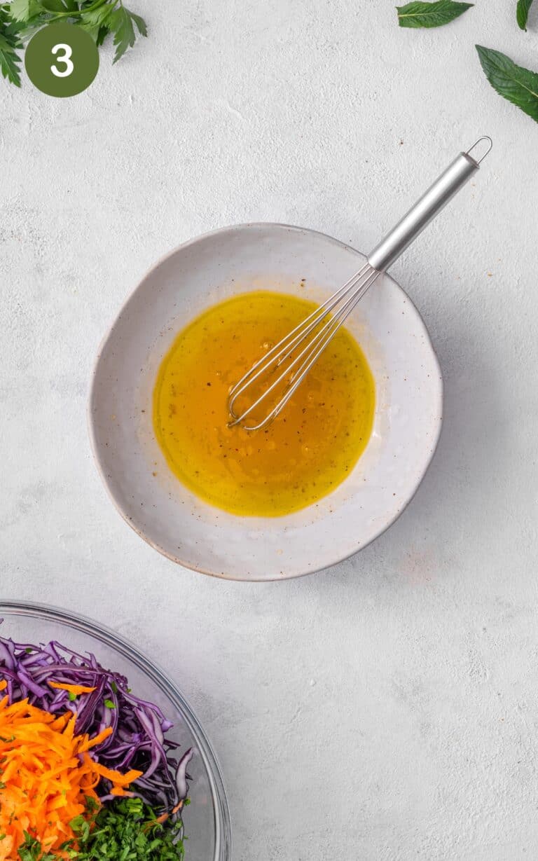 Quick Red Cabbage Slaw (no mayo) - Healthy Living James